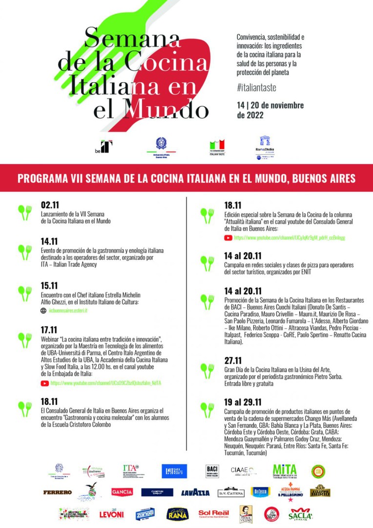 La Cocina Italiana En El Mundo Tiene Su Semana Acercando Naciones
